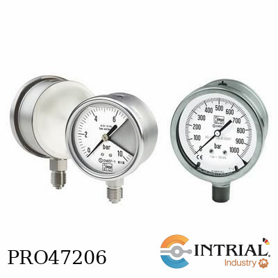All Stainless Steel- Pressure Gauges with Bourdon Tube for exceptional ...