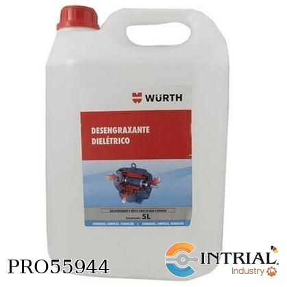 DESENGRASANTE DIELÉCTRICO WURTH 40000 V 129 °C - Intrial Corp