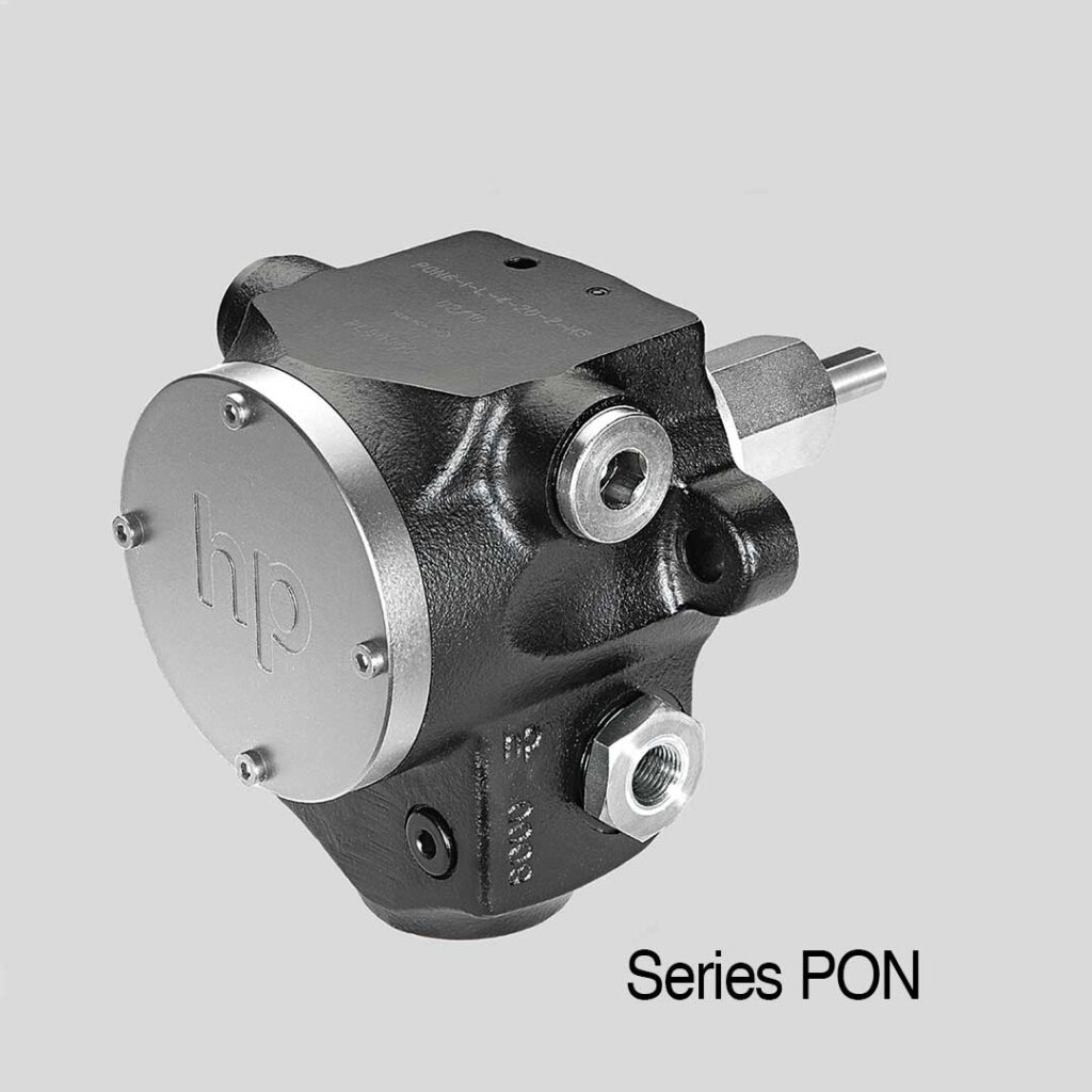 Series PON, with integrated overflow valve, bypass and integrated ...